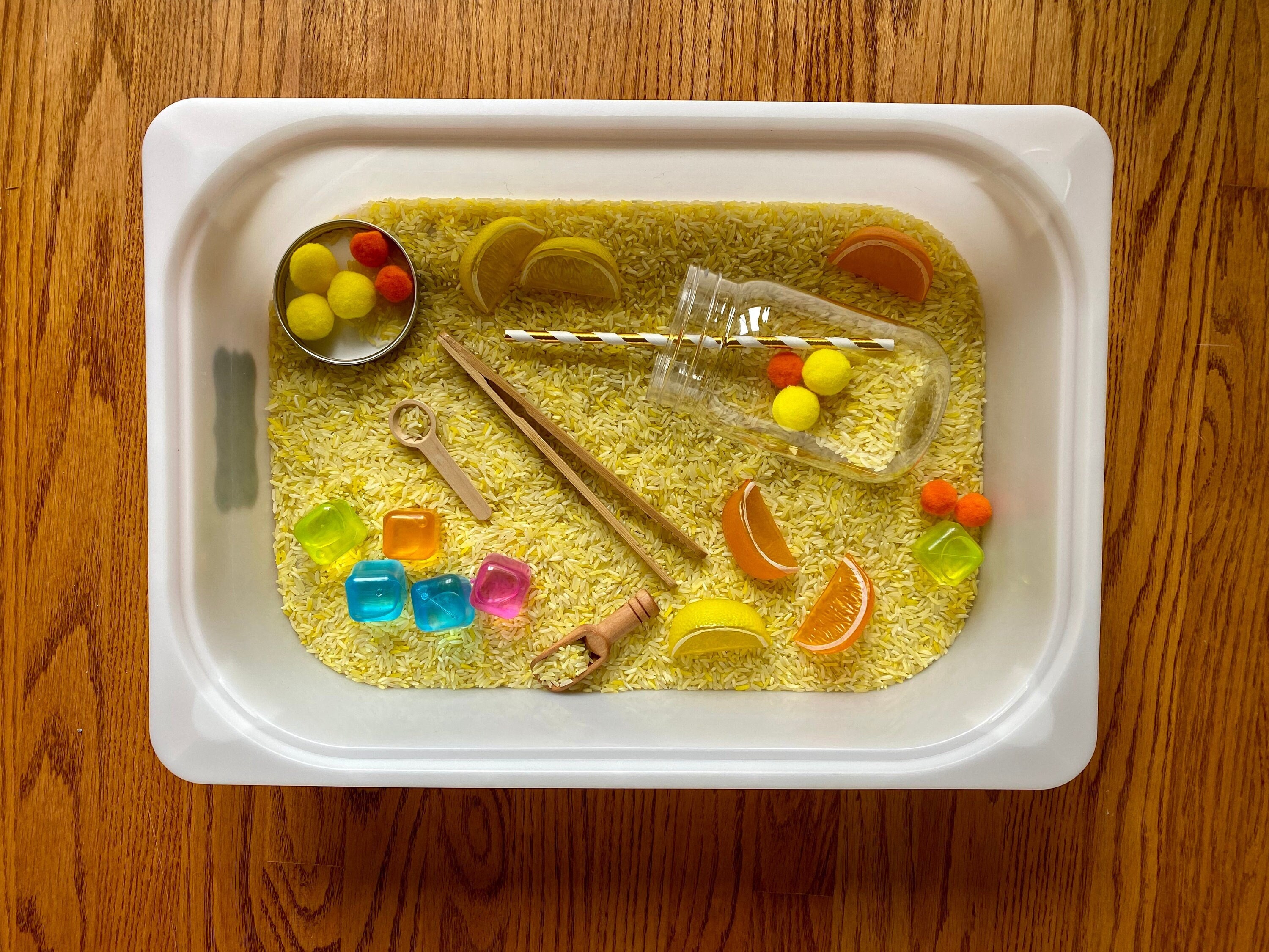 Lemonade Sensory Bin | Summer Sensory Activity for Toddlers - Etsy