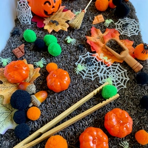 Halloween Sensory Bin | Fall/autumn Sensory Activity for Toddlers - Etsy