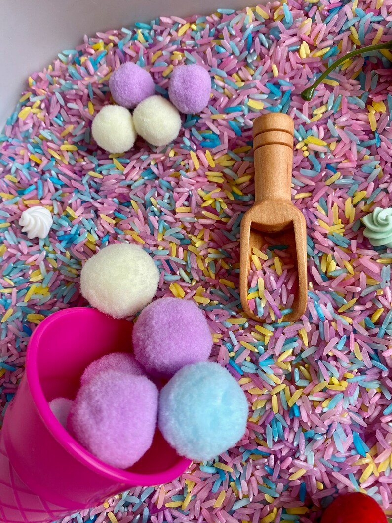 Ice Cream Sensory Bin for Toddlers | Summer Sensory Activity | Icecream ...