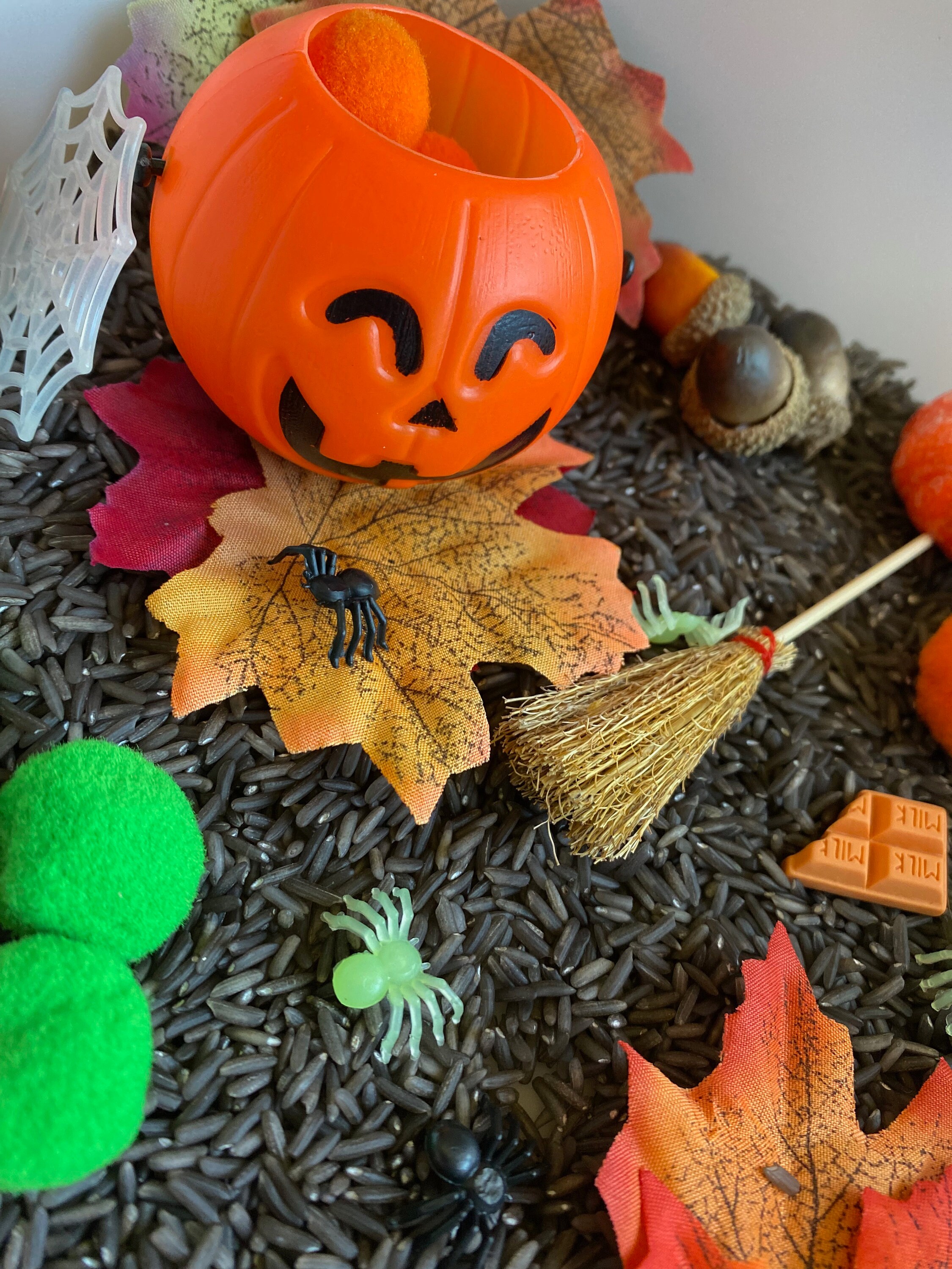 Halloween Sensory Bin | Fall/autumn Sensory Activity for Toddlers - Etsy
