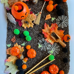Halloween Sensory Bin | Fall/autumn Sensory Activity for Toddlers - Etsy