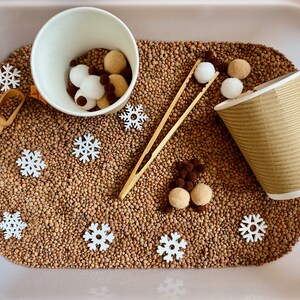Hot Chocolate & Coffee Sensory Bin for Toddlers Fall/autumn/winter ...
