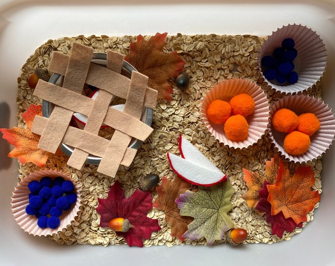 Apple Pie Sensory Bin | Fall/autumn/thanksgiving Baking Sensory ...
