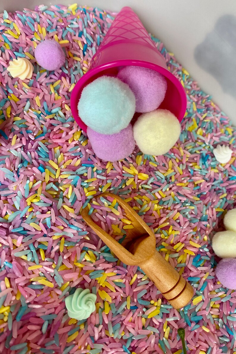 Ice Cream Sensory Bin for Toddlers | Summer Sensory Activity | Icecream ...