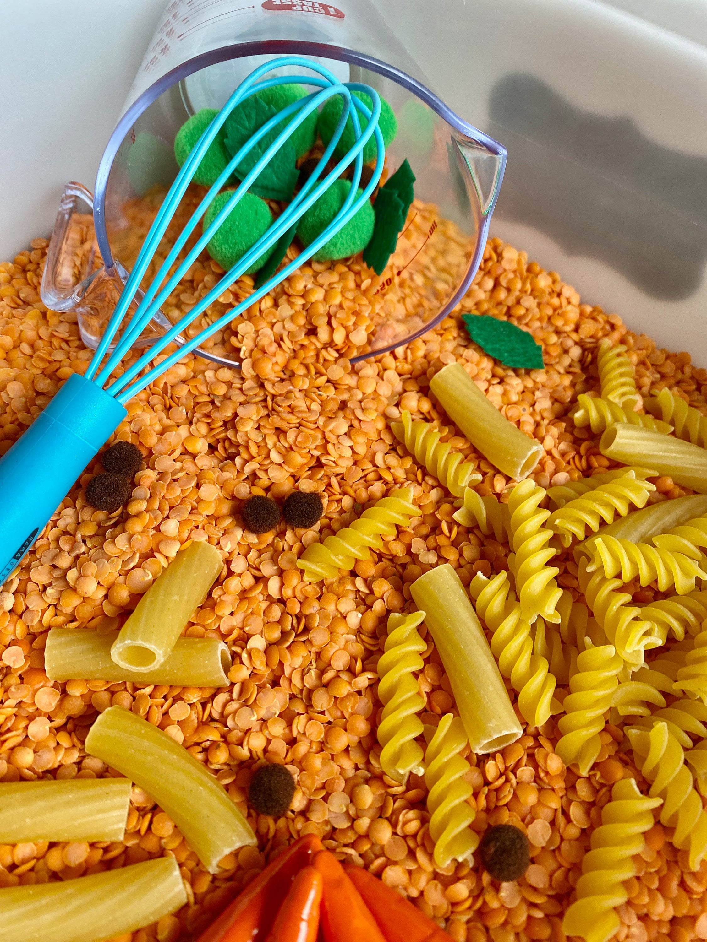 Cooking Sensory Bin | Pasta / Cooking Sensory Activity for Toddlers - Etsy