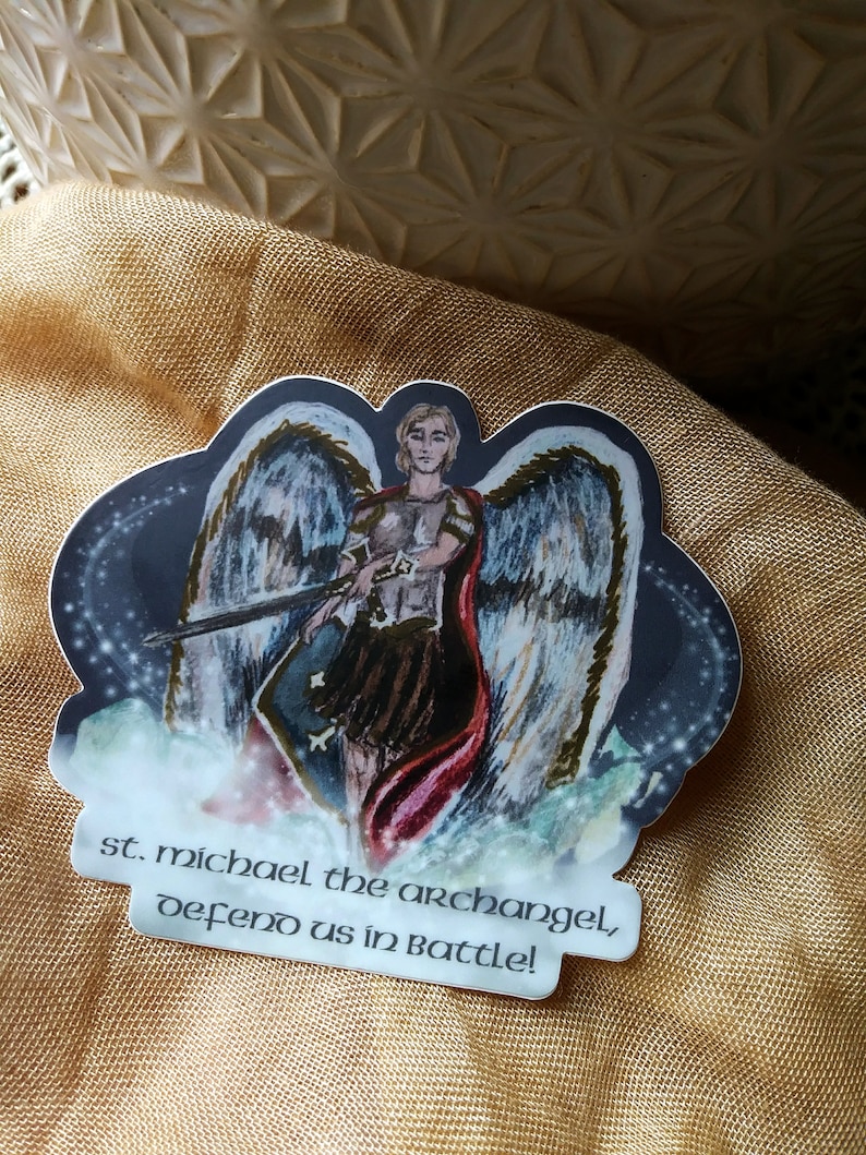 St. Michael the Archangel Sticker - Etsy
