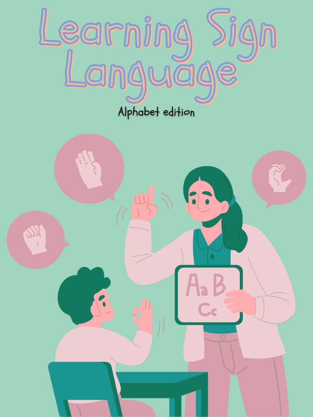 Learning Sign Language Printable Flash Cards for Children - Etsy