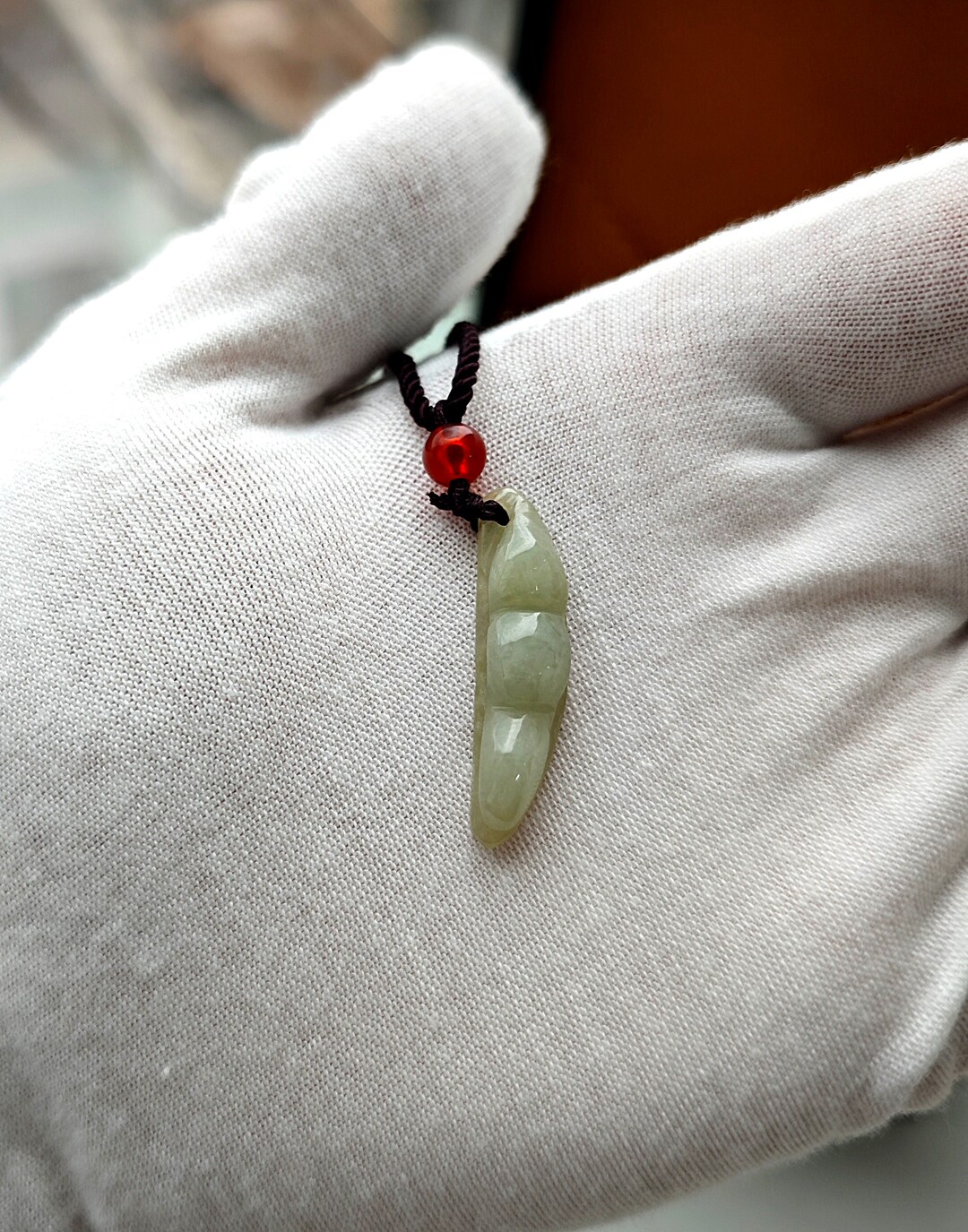 Authentic Bean Jade Pendant Natural Burmese Jadeite Genuine Grade A - Etsy