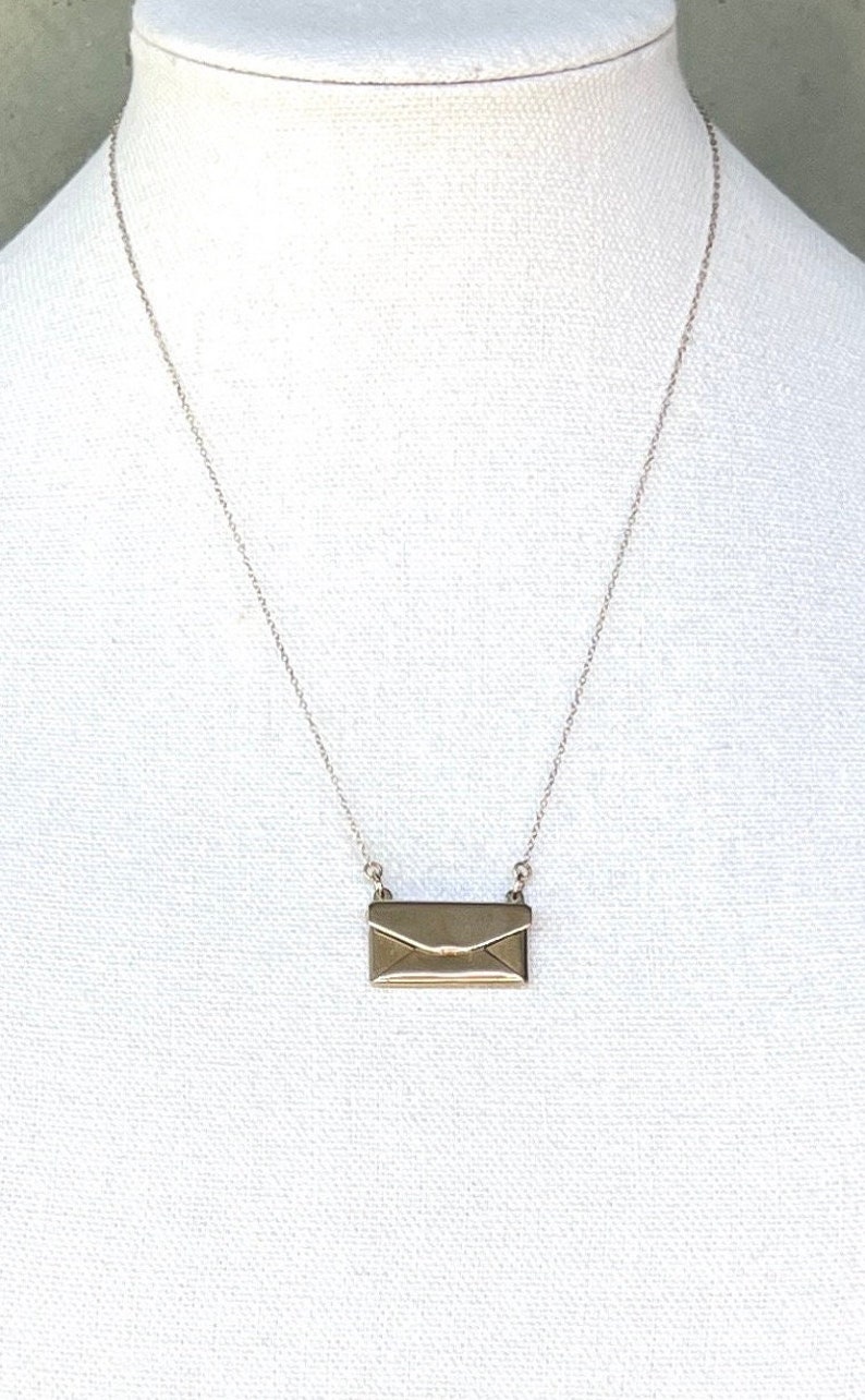 Kinetic Envelope Necklace - Etsy