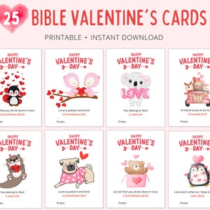 Bible Verse Valentine Cards | Christian Valentine's for Kids ...