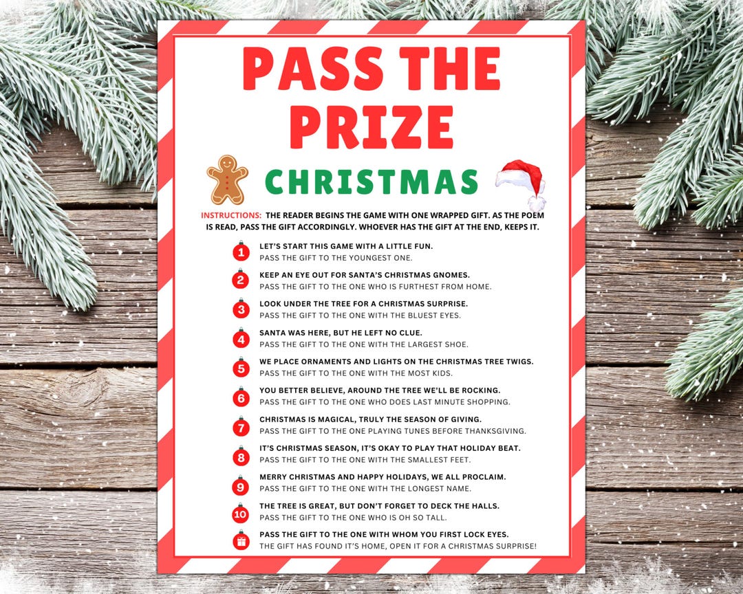 Christmas Pass the Prize | Christmas Family Games | Christmas Games ...