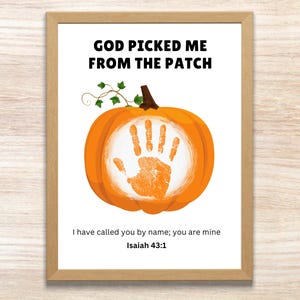 Halloween Bible Handprint Crafts: Christian Sunday School Activity ...