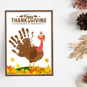 Thanksgiving Handprint Craft | Thanksgiving Preschool Craft ...