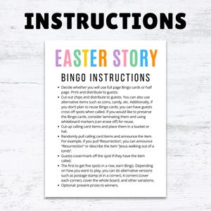 Easter Bible Bingo | Resurrection Bingo | Easter Story Bingo ...
