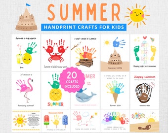 Summer Handprint Craft Summer Handprint Art Summer Handprint for ...