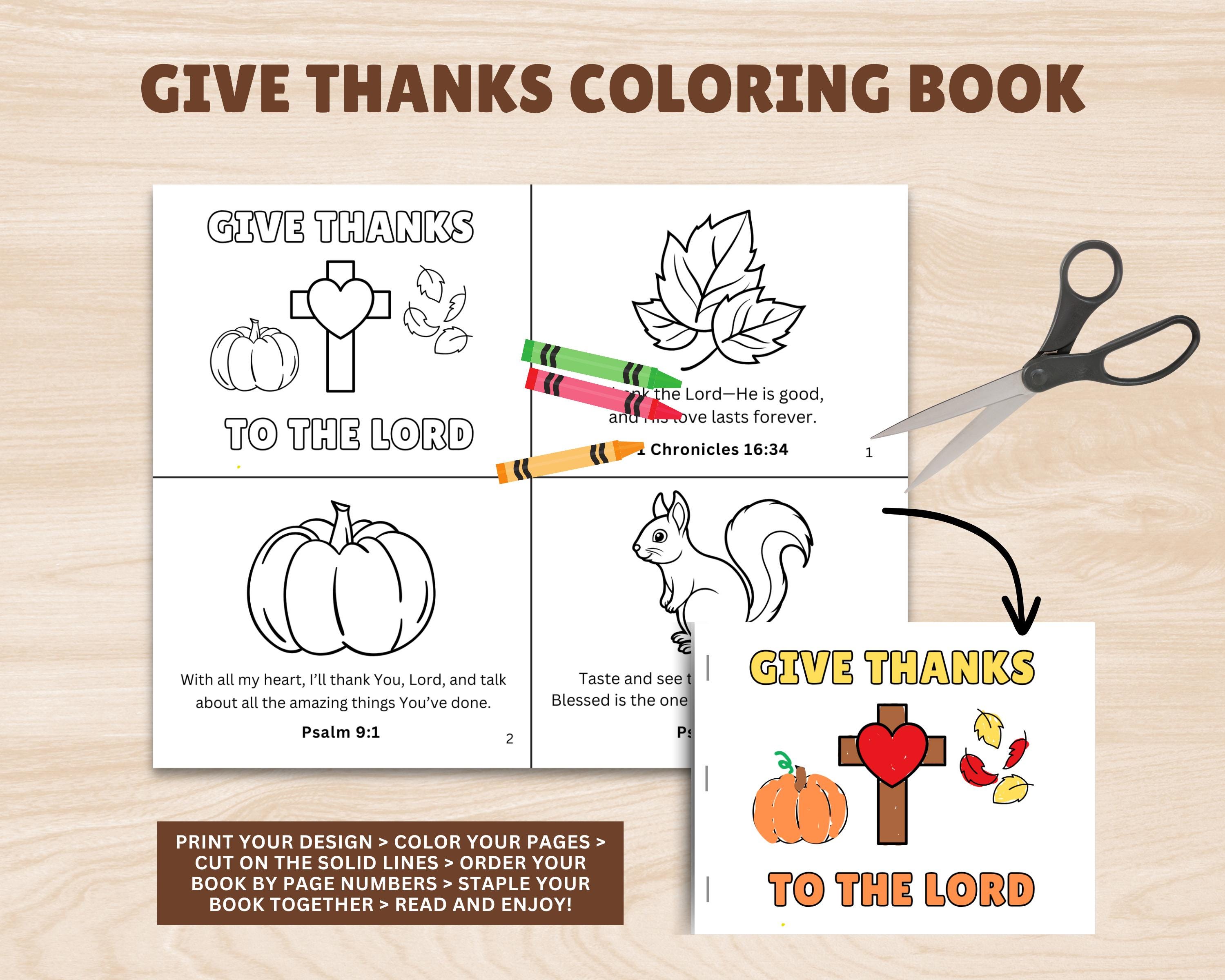 Thanksgiving Bible Craft Bundle: Christian Thanksgiving Crafts for Kids ...