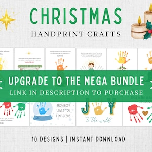 Nativity Handprint Craft | Nativity Scene Craft | Christian Christmas ...