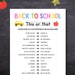 Back to School This or That | Back to School Game | First Day of School ...