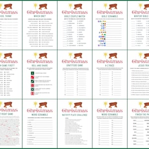 Church Christmas Party Games Christmas Bible Games Nativity Games Bible ...
