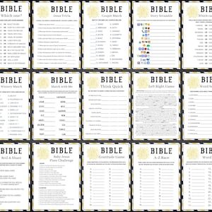 New Year's Bible Games New Years Christian Games New Years Party Games ...