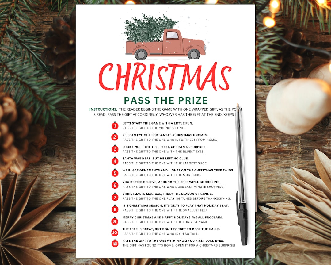 Christmas Pass the Prize | Christmas Party Games | Pass the Gift | Fun ...