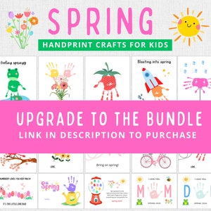 Spring Handprint Craft Spring Craft for Kids Spring Craft Classroom Pre ...