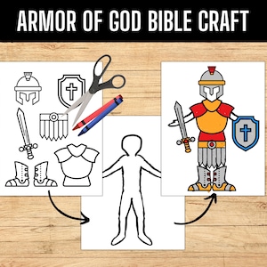 Armor of God Craft | Armor of God Bible Lesson | Bible Crafts | Sunday ...