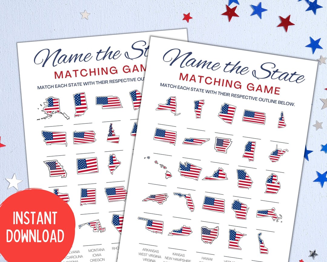 States and Capitals Game | State Capitals Trivia | Learn States and ...