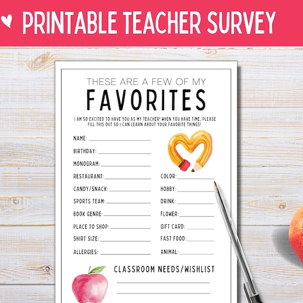 Teacher of Things - Etsy