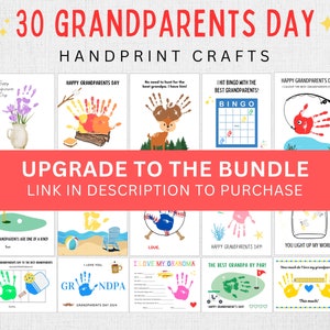 Grandpa Handprint Craft | Grandparents Day Handprint Art | Grandparents ...