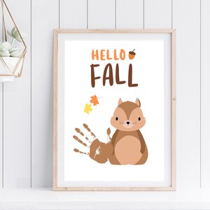 Fall Handprint Craft Fall Handprint Art Fall Craft for Kids Autumn ...