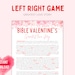 Left Right Christian Game | Bible Games | Valentine's Bible Games ...