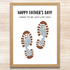 Fathers Day Footprint Craft | Fathers Day Craft | Fathers Day for Kids ...