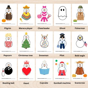 Snowman Disguise: 50 Christmas Snowman Crafts for Kids (printable) - Etsy