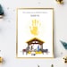 Nativity Handprint Craft Nativity Scene Craft Christian Christmas Craft ...