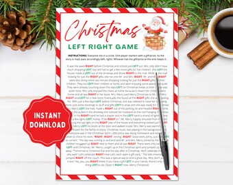 Left Right Christmas Game | Christmas Pass the Prize | Right Left Game ...