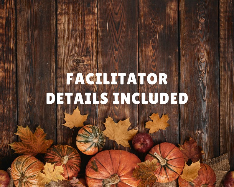 Thanksgiving Escape Room: A Fun Group Thanksgiving Game (printable) - Etsy