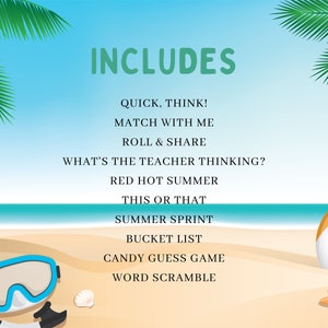 End of Year Party Games | Last Day of School Games | End of School Year ...