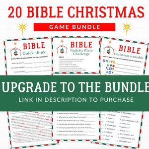 Bible Wintery Match Church Christmas Party Game Christmas Bible Game ...