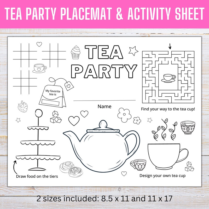 Party Coloring - Etsy