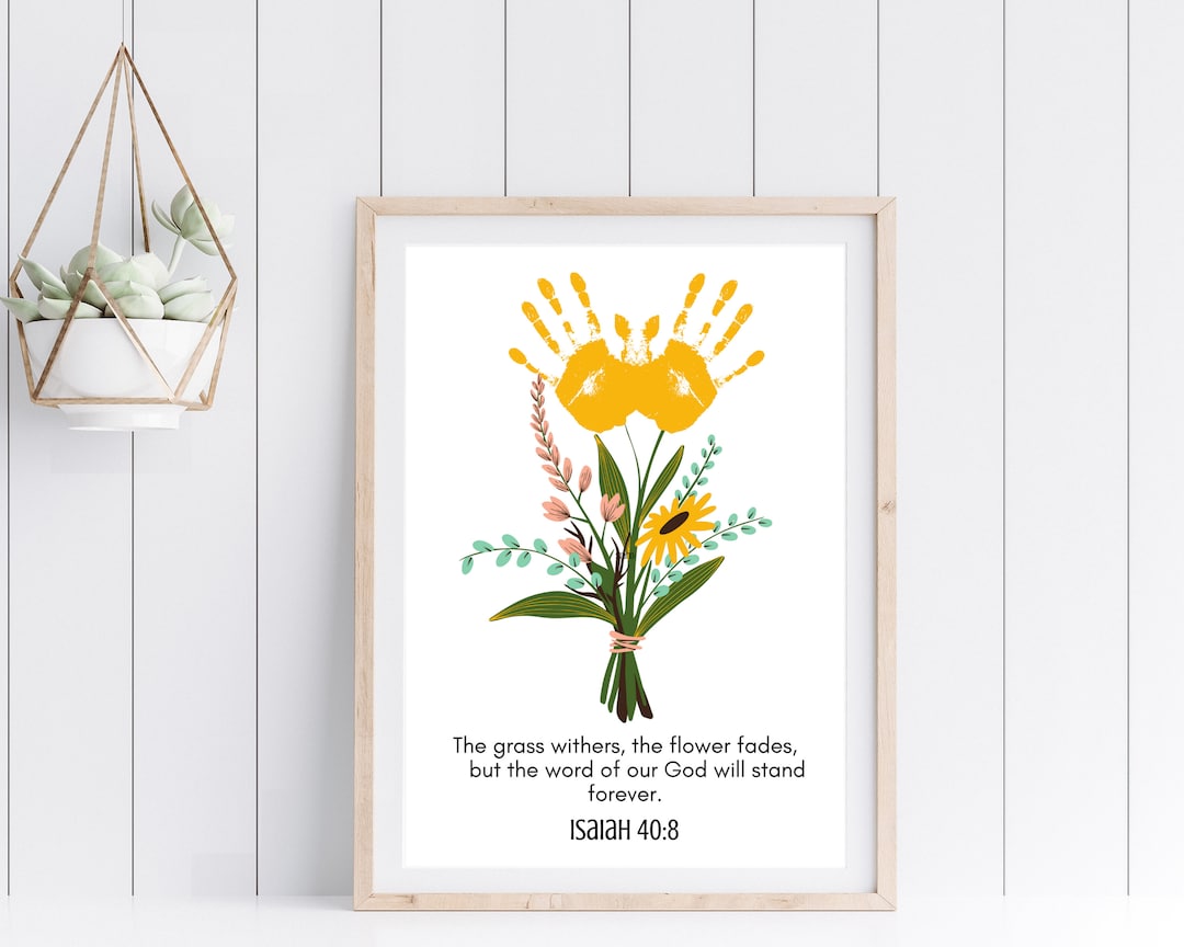 Children's Bible Craft | Bible Handprint Craft | Bible Craft for Kids ...