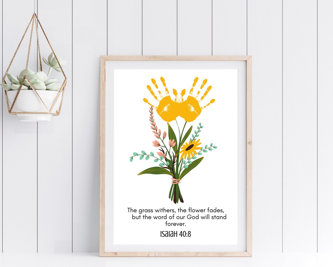 Children's Bible Craft Bible Handprint Craft Bible - Etsy