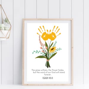 Children's Bible Craft | Bible Handprint Craft | Bible Craft for Kids ...