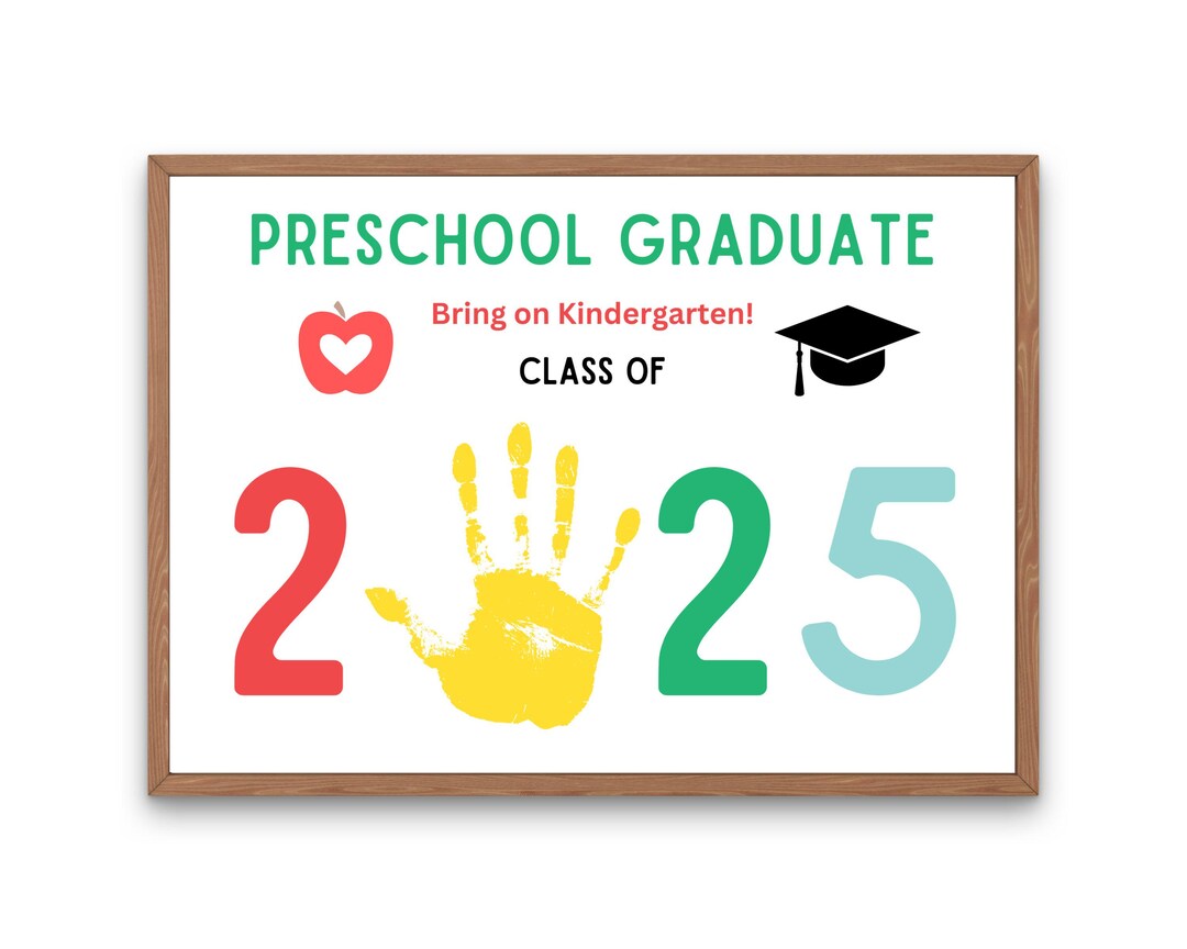 Preschool Graduation Craft | Last Day of School Craft | Last Day of ...