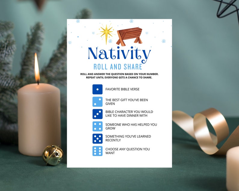 Nativity Game | Church Christmas Party Game | Christmas Bible Game ...