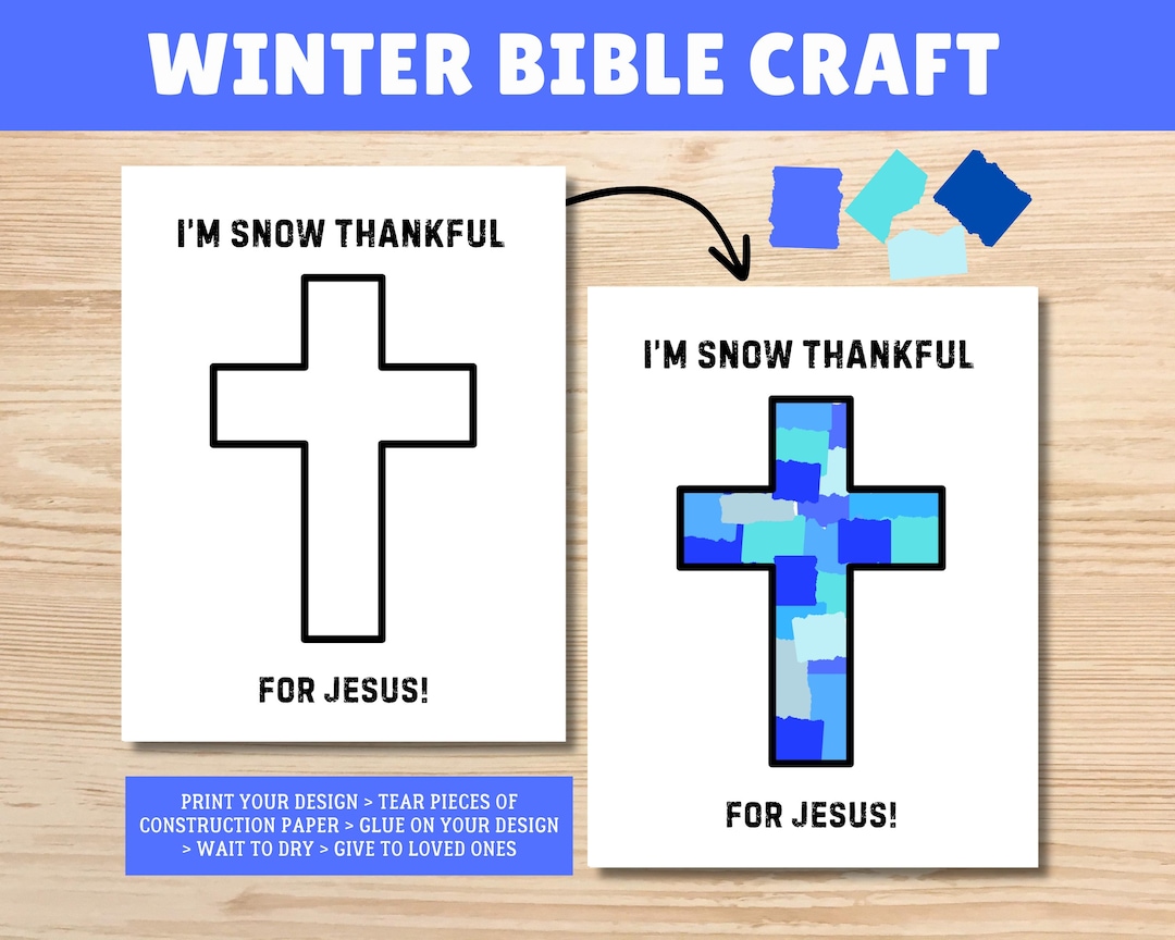 Winter Bible Craft | Winter Paper Craft | Bible Craft for Kids | Winter ...