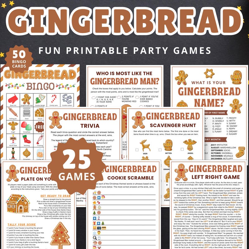 Gingerbread Man Svg Paper - Etsy