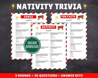 Christmas Bible Trivia | Church Bible Games | Fun Church Games ...