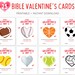 Sports Ball Bible Verse Valentines | Printable Cards (25 Included) - Etsy