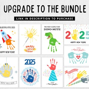 2025 New Years Handprint Craft | New Years Handprint Craft | New Years ...